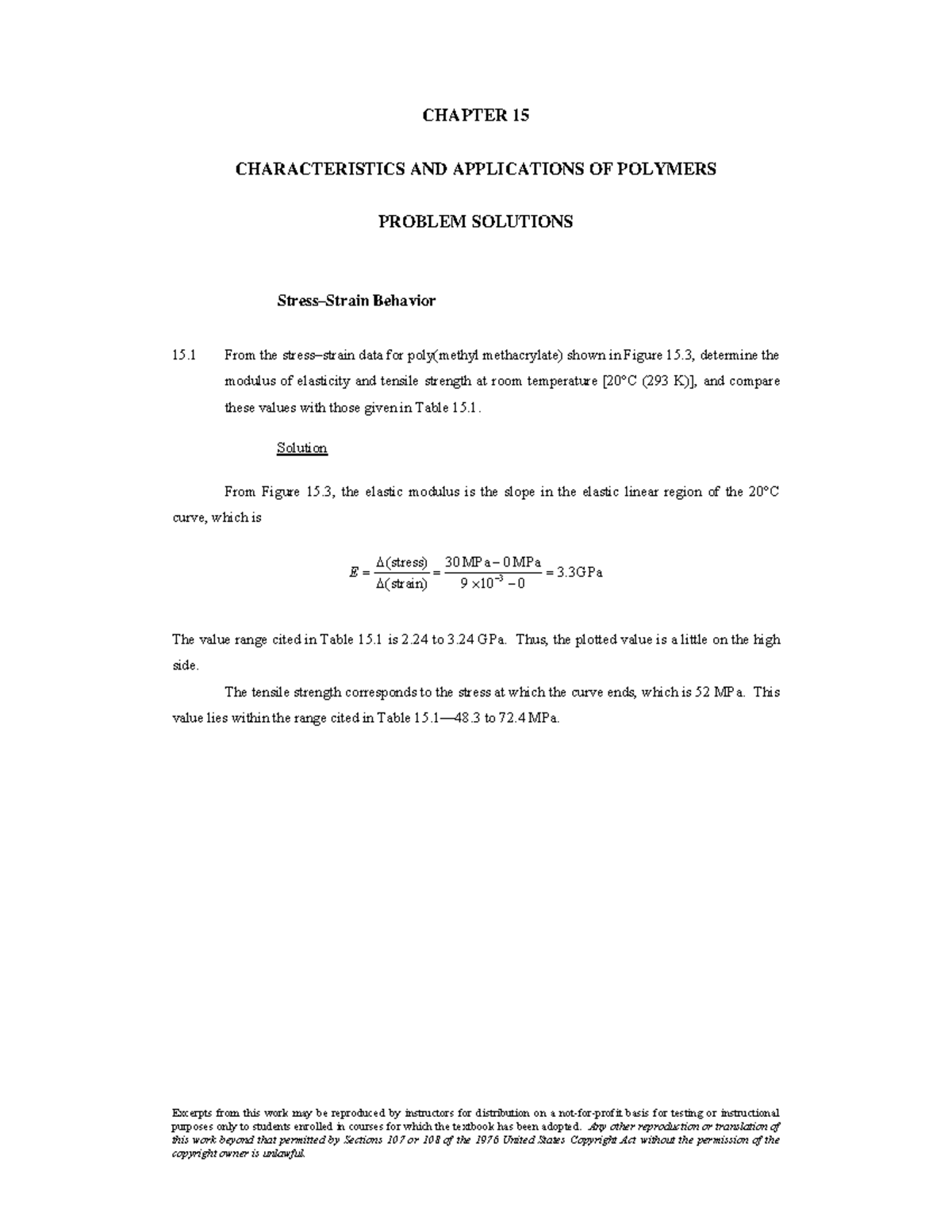 Chapt 15 - Excerpts from this work may be reproduced by instructors for distribution on a - Studocu