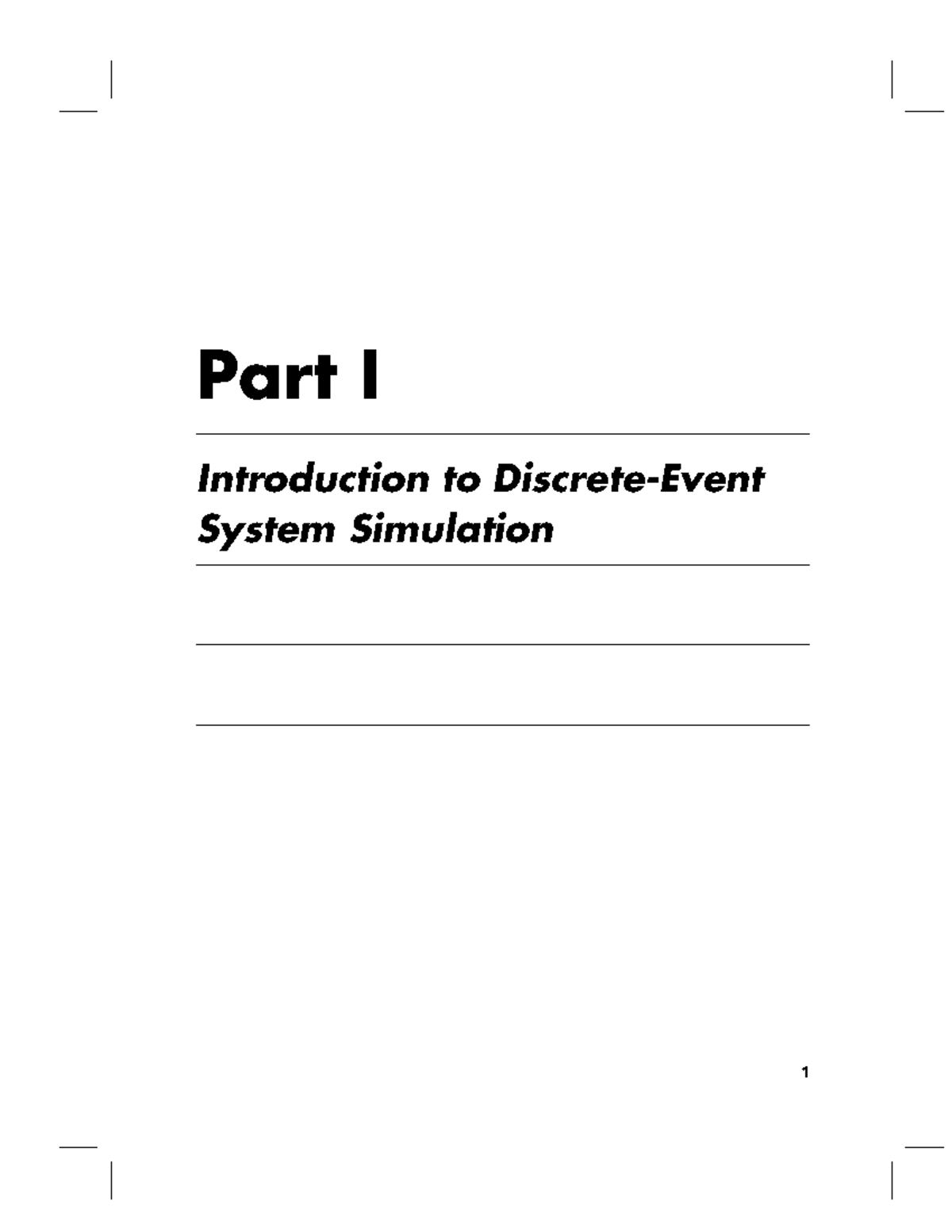 Introduccion a la Simulacion Discreta - Part I Introduction to Discrete ...