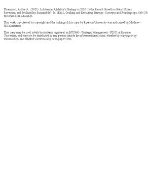 Chapter 1 What Is CB and Why Should I Care - MKT 400 - Toronto Met ...