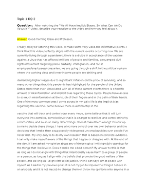 Topic 1 assignment elm 250 - Amber Daugherty Kelli Moore ELM 250 ...