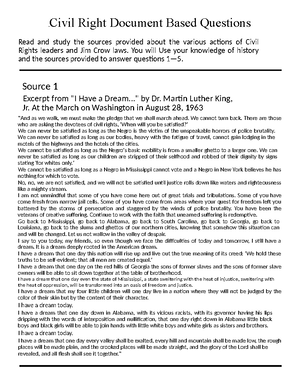 Civil Rights Movement Webquest - Partner 2: Partner 3 (Classes with ...