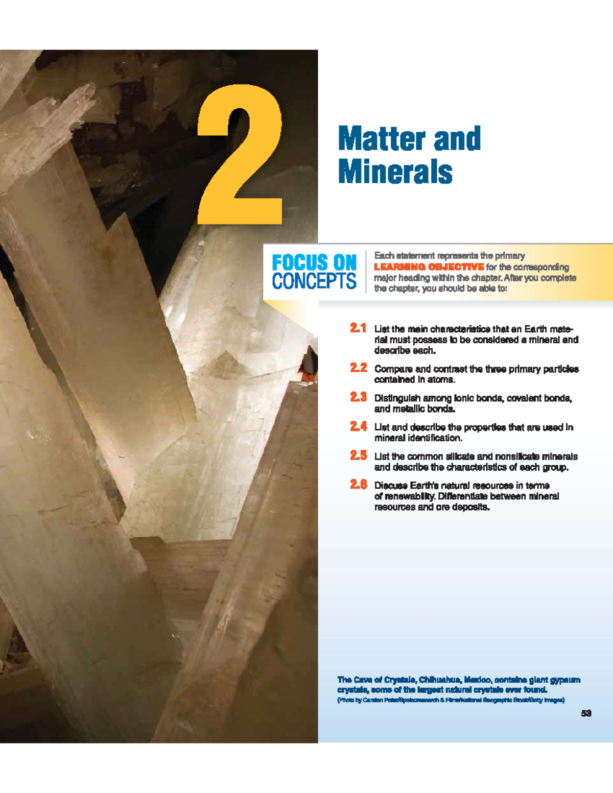 Chapter 2 - Matter and Minerals - Geology for Engineers - Studocu