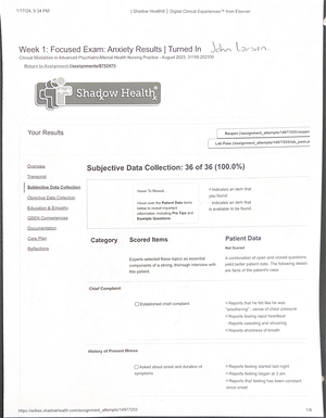 Comprehensive Reivew NSG 526 Exam 2 - TEST TWO- 526 STUDY GUIDE Group ...