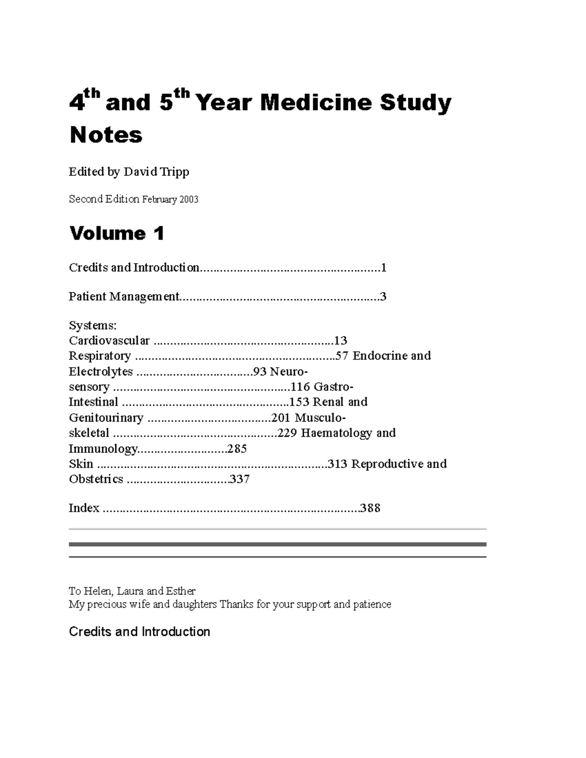 Surgery 10 - 4 th and 5 th Year Medicine Study Notes Edited by David ...