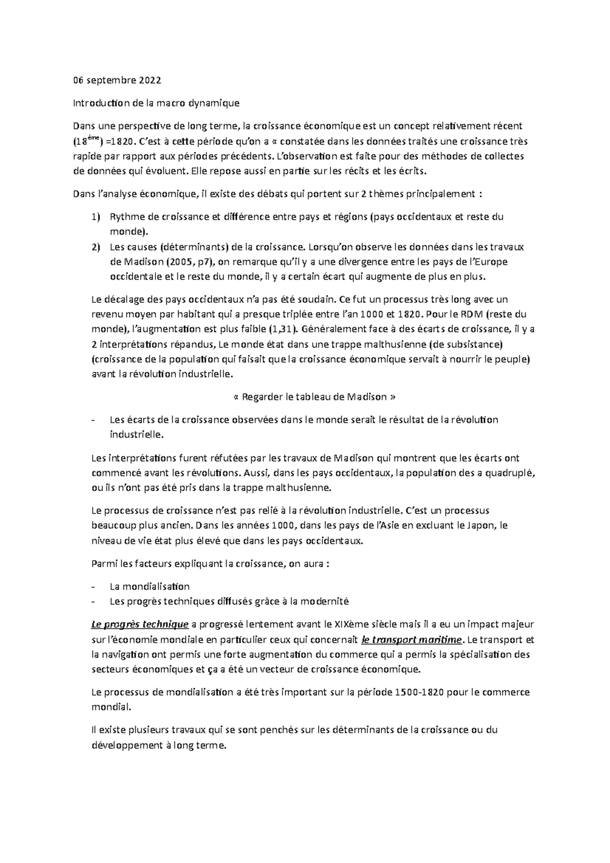 Introduction De La Macro Dynamique 06 Septembre 2022 Introduction De La Macro Dynamique Dans 6155