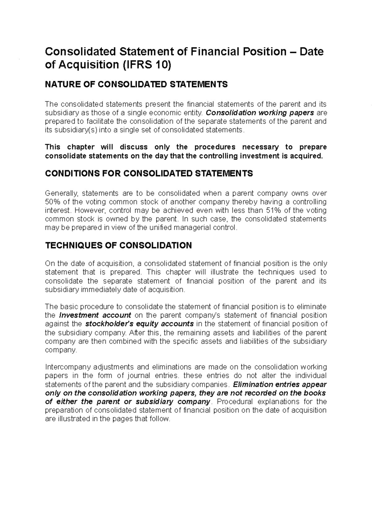 Lecture Consolidated Financial-Statement of Financial-Positiond ...