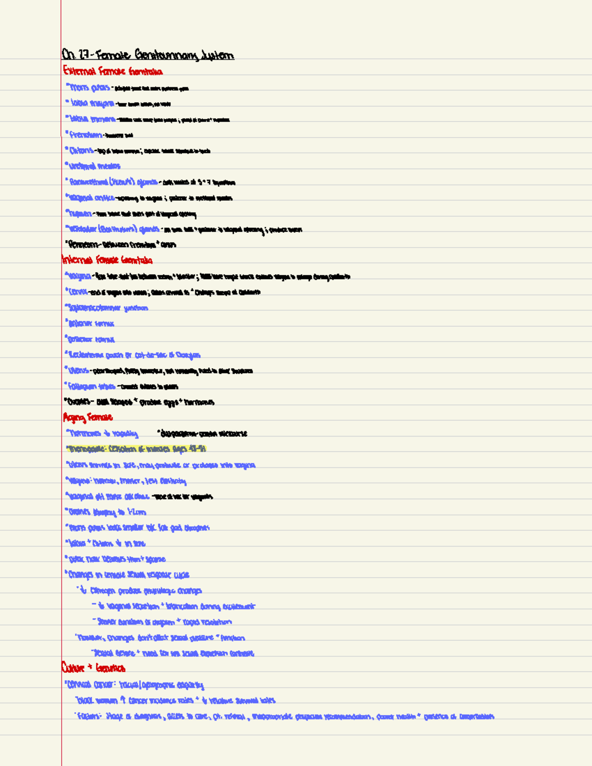 HA ch27 - shortreed - female system - Ch. 17 - Female Genitourinary ...