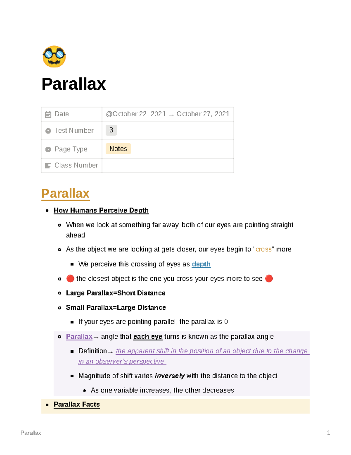 Parallax - Dr. Eric Klumpe - 🥸 Parallax Date Test Number 3 Page Type ...