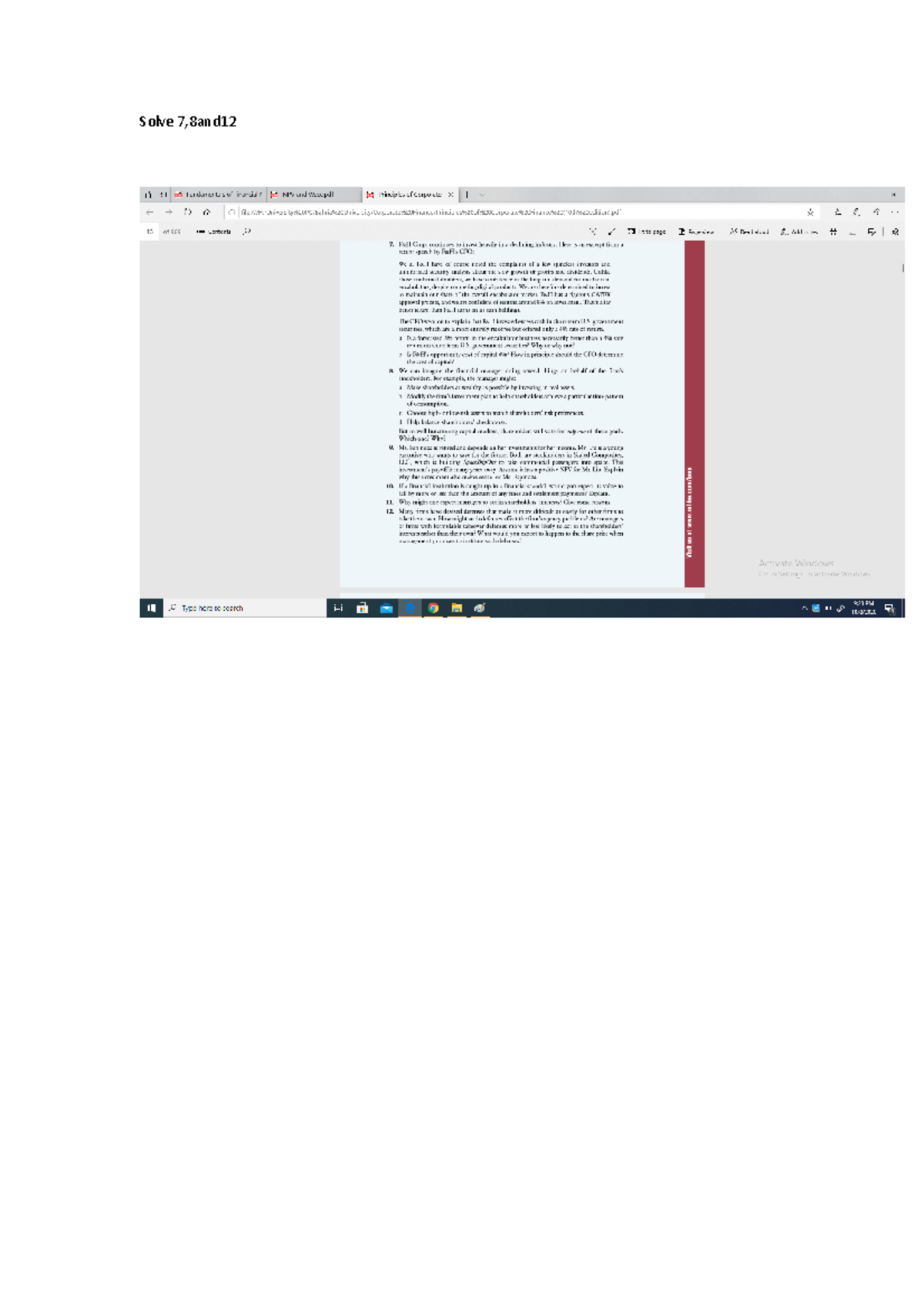 Cf-assign-2-08102020-092546 pm-29032022-030846 pm-16082022-072509 pm - Finance - Solve 7,8and ...