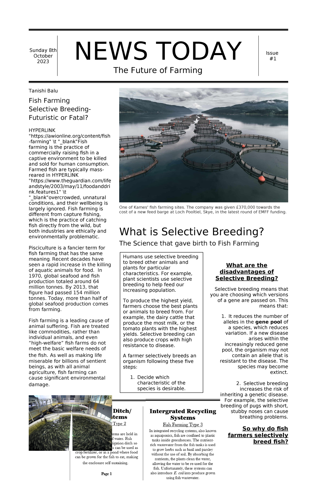 seletive breeding - Humans use selective breeding to breed other ...