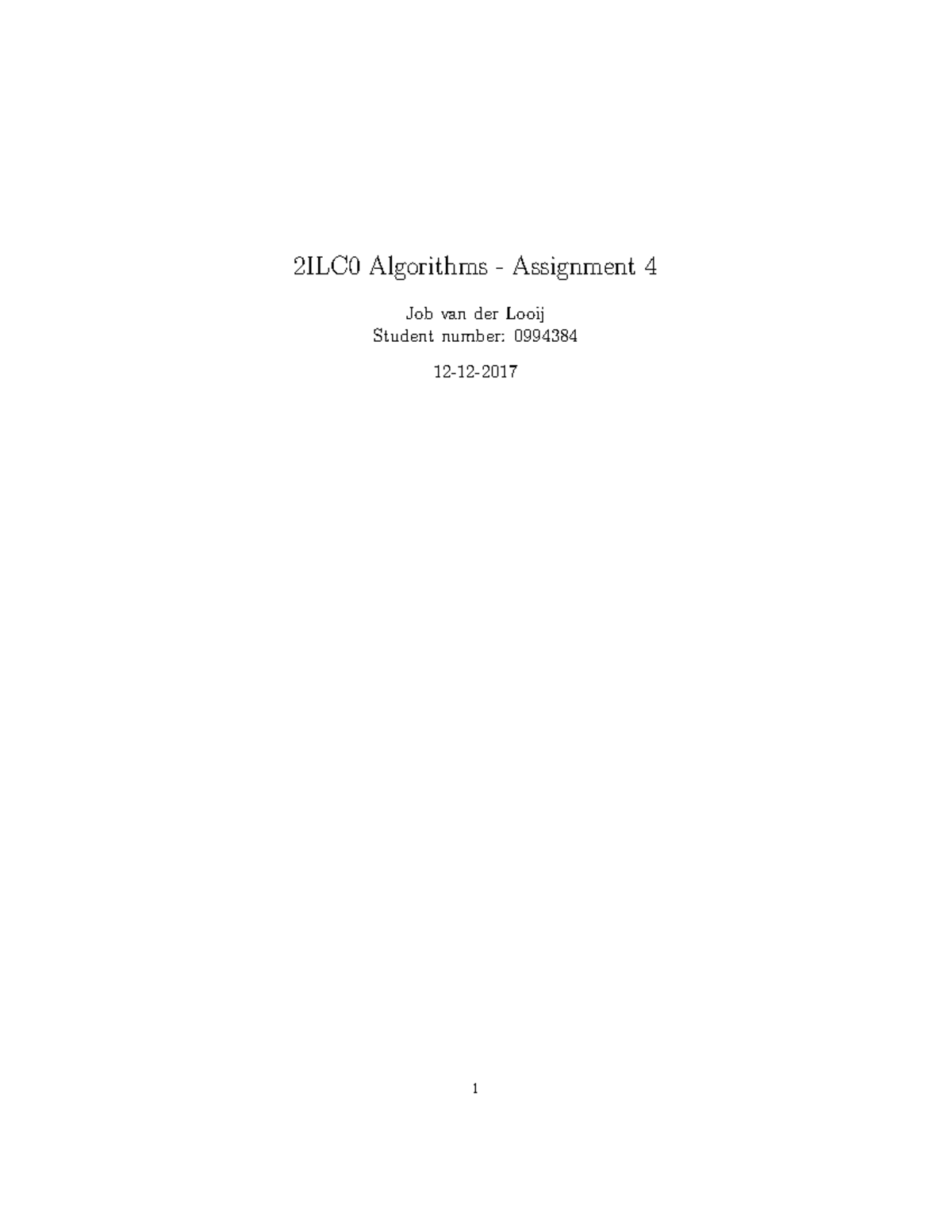Algorithms Assignment 4 Grade 6 2ilc0 Algorithms Assignment 4 Job 6119