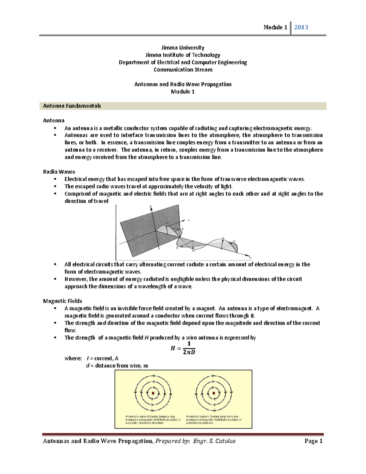 Module 1 Handouts Lecture Notes 1 Module 1 2013 Jimma University Jimma Institute Of