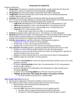 CH 33 34 Postpartum Nursing Care Notes - Postpartum Nursing Care ...