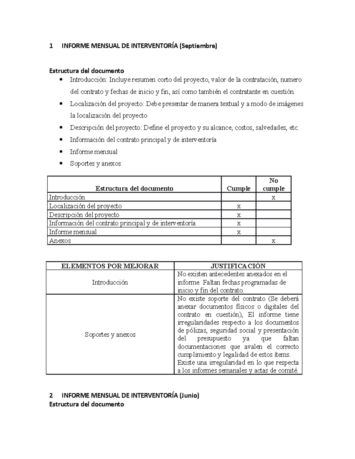 Informe Mensual DE Interventoría - 1 INFORME MENSUAL DE INTERVENTORÍA ...