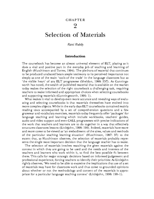 Group 2 Principles and Procedures of Materials Development Paper ...