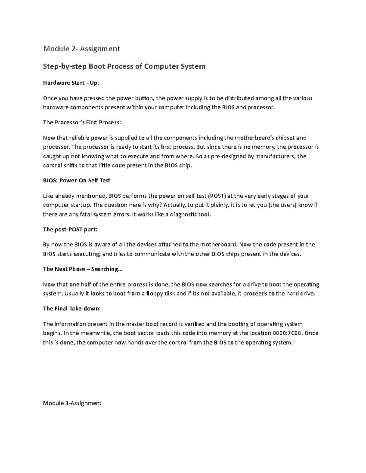 Living in the IT Era - Assignments - Module 2- Assignment Step-by-step ...