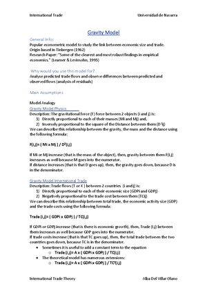 Exercise Chapter 1 and 2 Ricardian Model - International Trade - Studocu