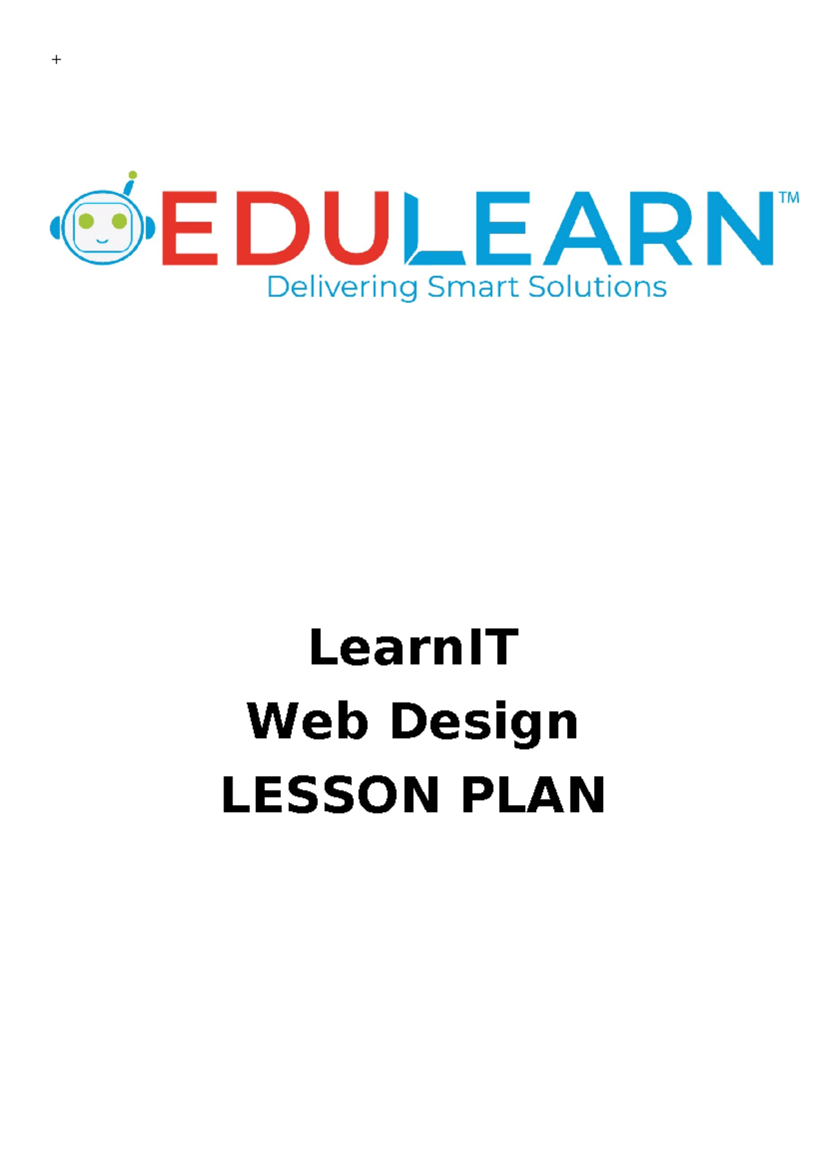 Lesson 1 The World Wide Web - LP - + LearnIT Web Design LESSON PLAN ...