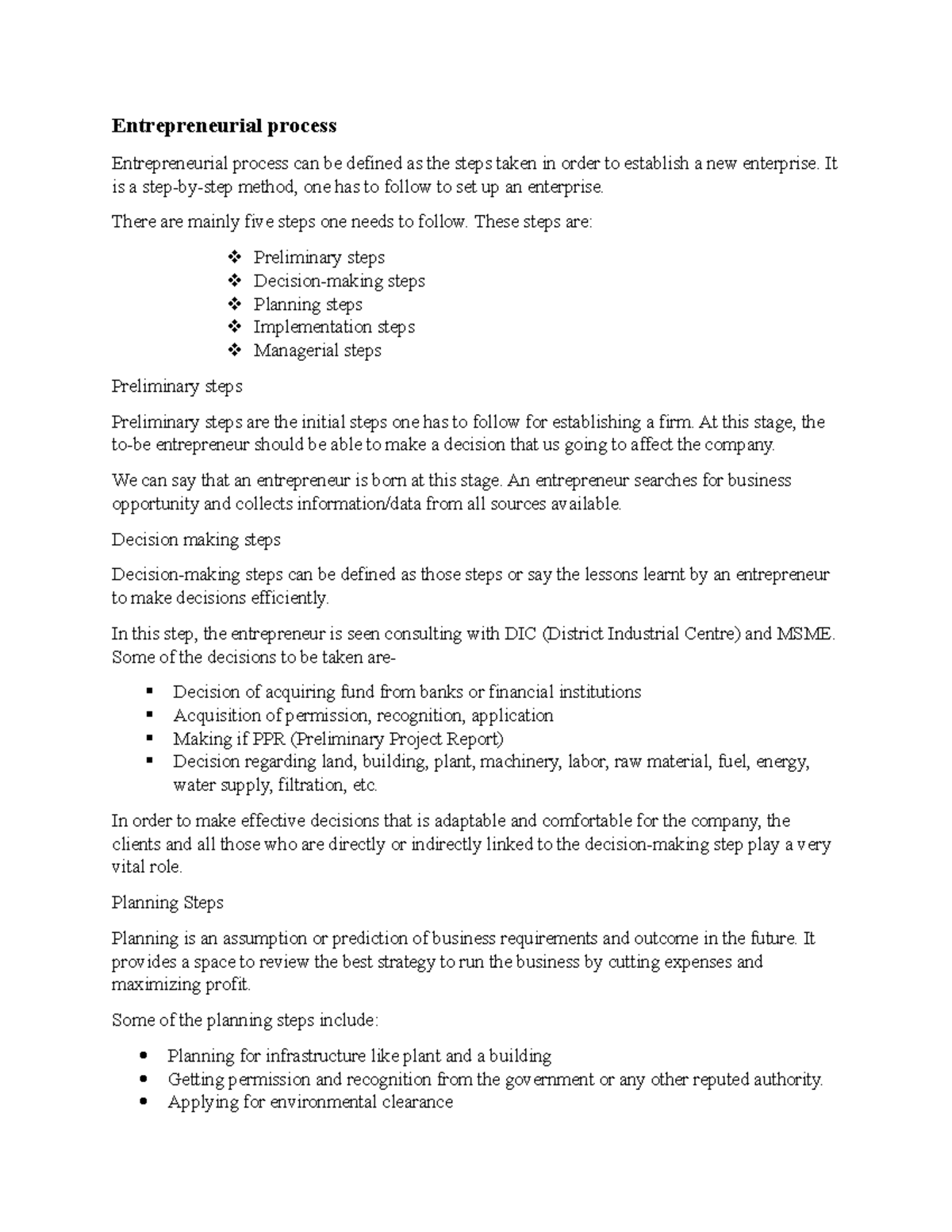 Entrep-3rd-topic - Entrepreneurship - Entrepreneurial process ...