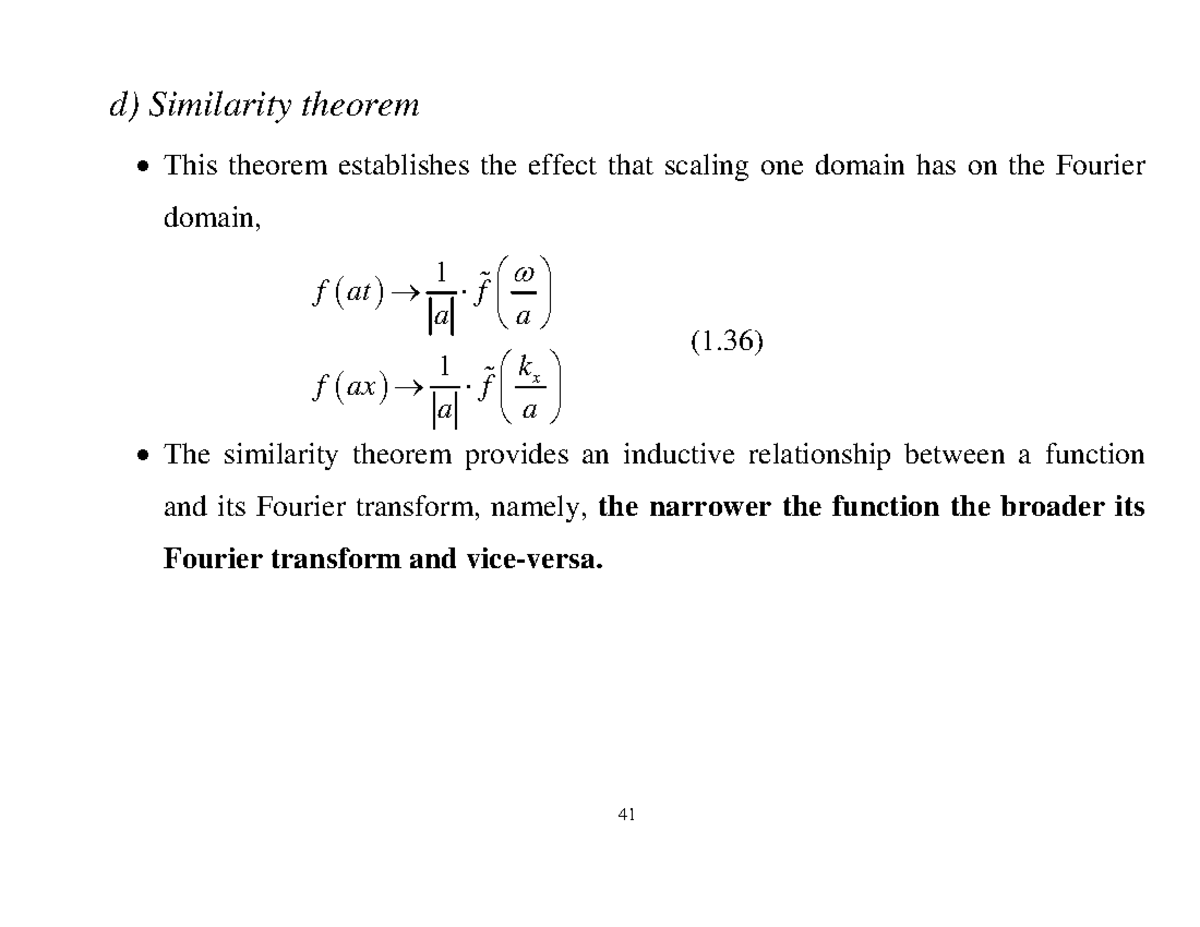 Superposition Principle-5 - d) Similarity theorem This theorem ...