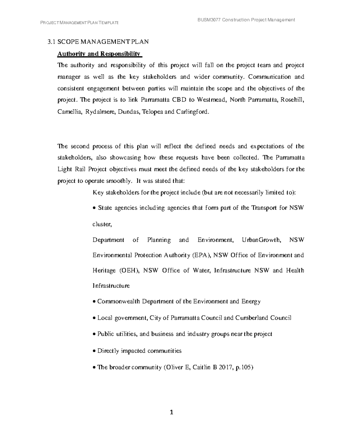 Cost manangement and Project scope - PROJECT MANAGEMENT PLAN TEMPLATE 3 ...