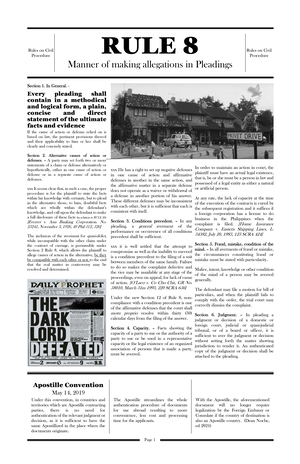 Rule 7 Revised Rule on Civil Procedure - Rule on Civil Procedure RULE 7 ...