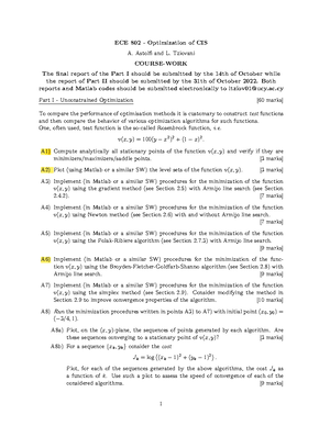 Optim - Astolfi - The Art of Optimization Alessandro Astolfi First ...