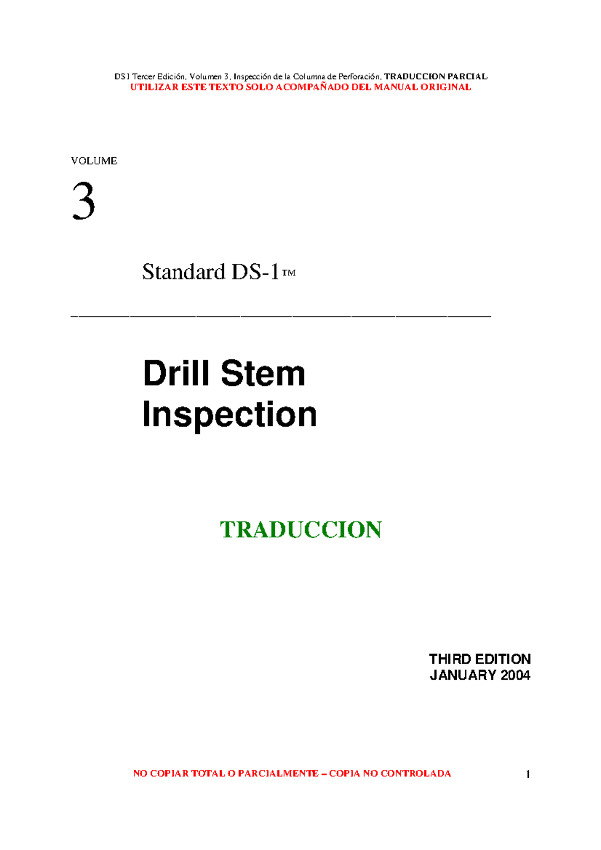 DS-1 edicion No3 Espanol - UTILIZAR ESTE TEXTO SOLO ACOMPAÑADO DEL MANUAL ORIGINAL VOLUME 3 ...