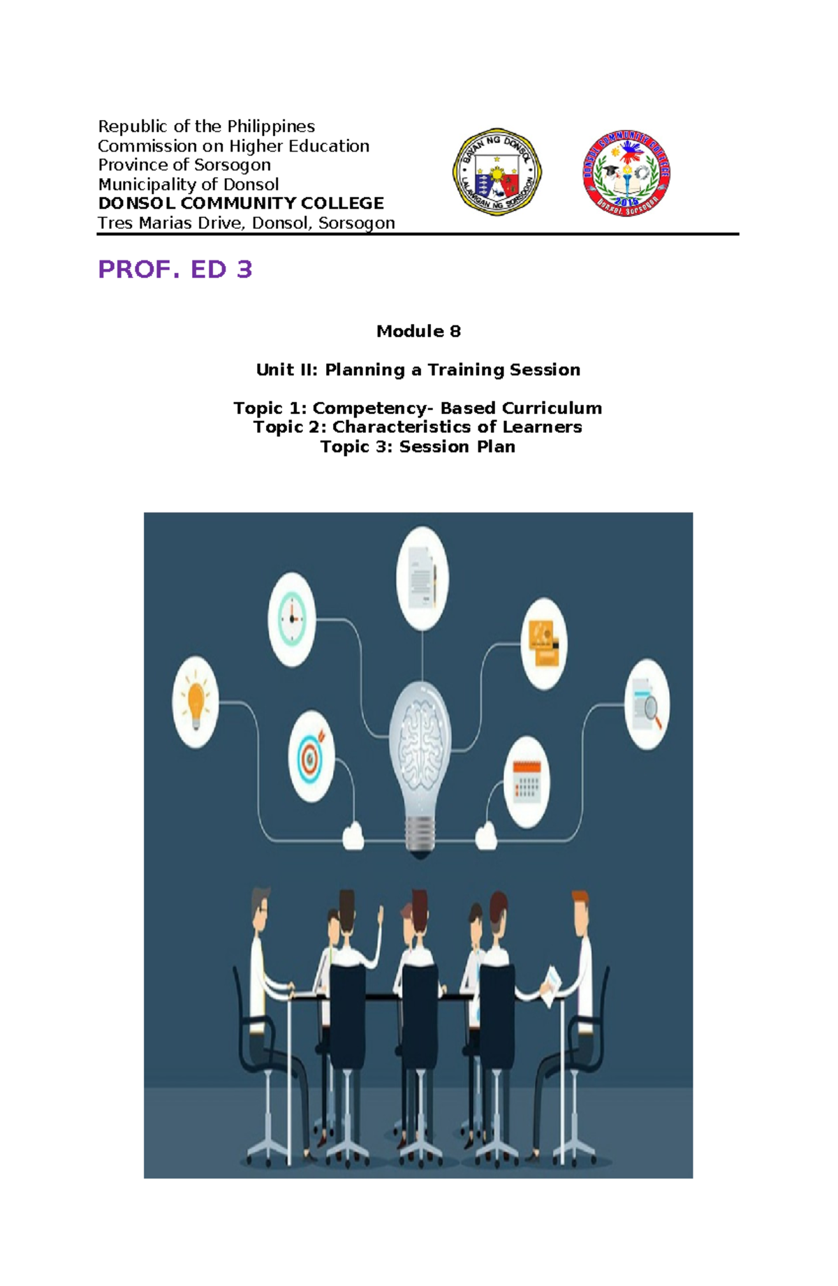 PROF ED 3- module 8 - Republic of the Philippines Commission on Higher ...