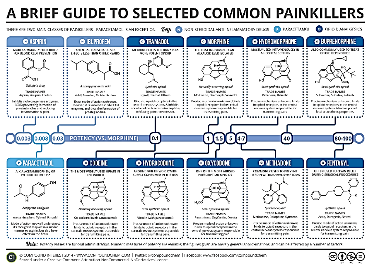 A brief Guide to Common Pain Killers - BHSc(NutDMed) - Studocu