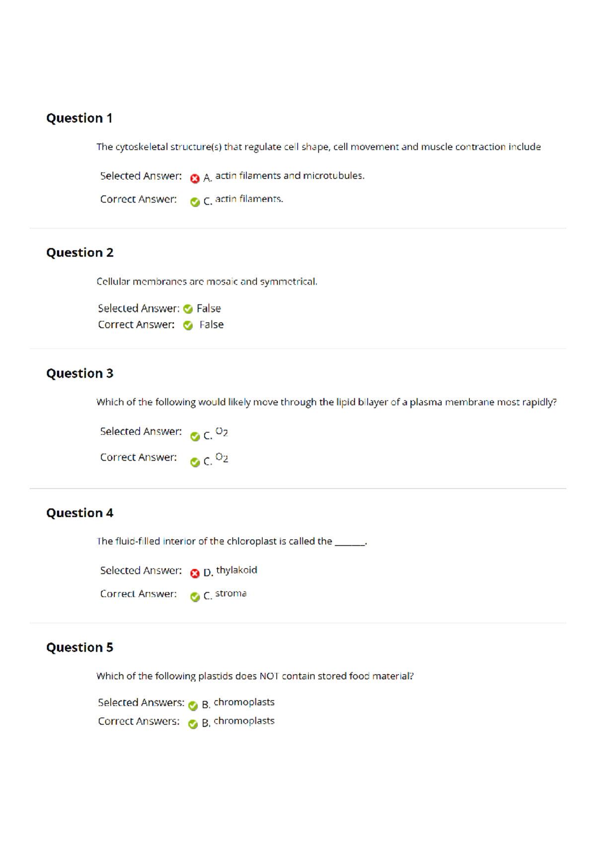 BIOLS102 20-21 Sem2 Test 2 - general biology 1 - Studocu