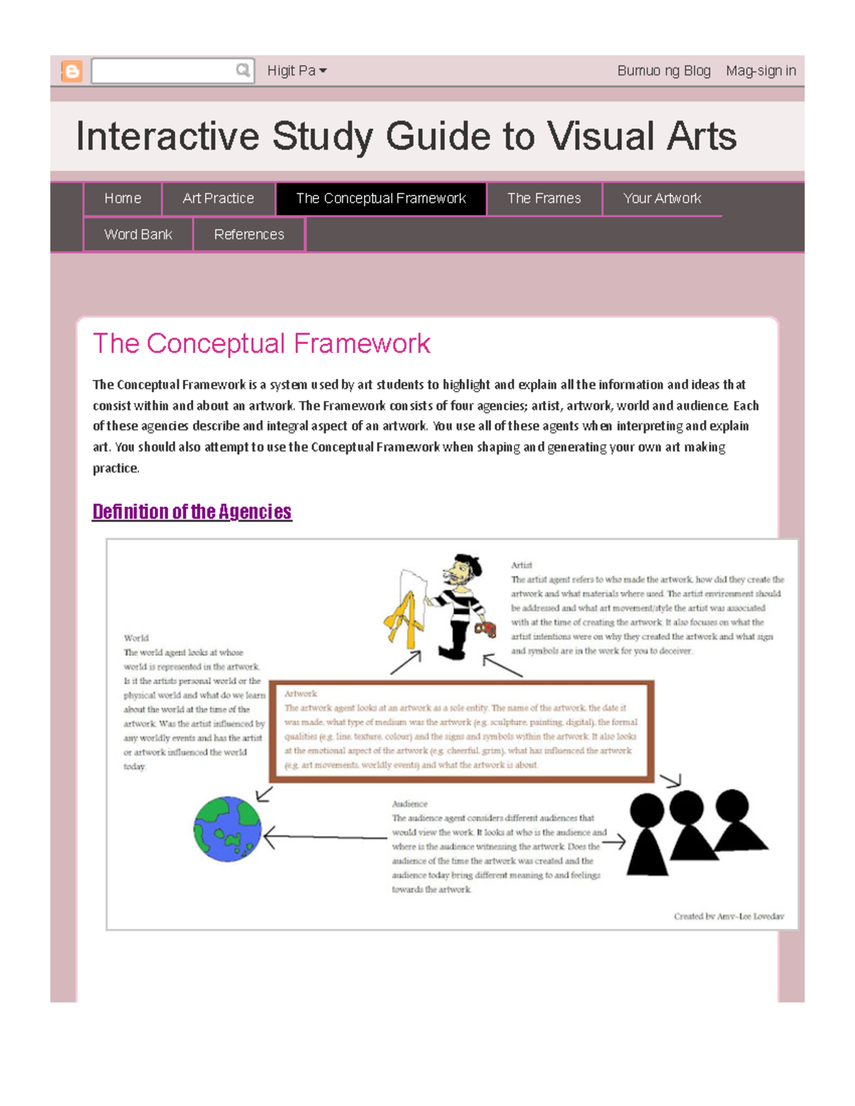 Interactive Study Guide to Visual Arts- The Conceptual Framework ...