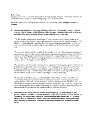 Anyon Worksheet Passages Concepts for Interpretation and Evaluation ...