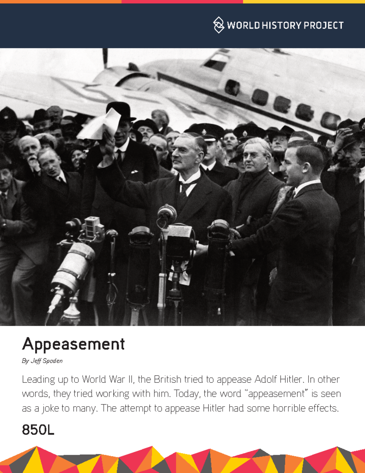 WHP-1750 7-2-10 Read - Appeasement - 850L - By Jeff Spoden Leading up ...