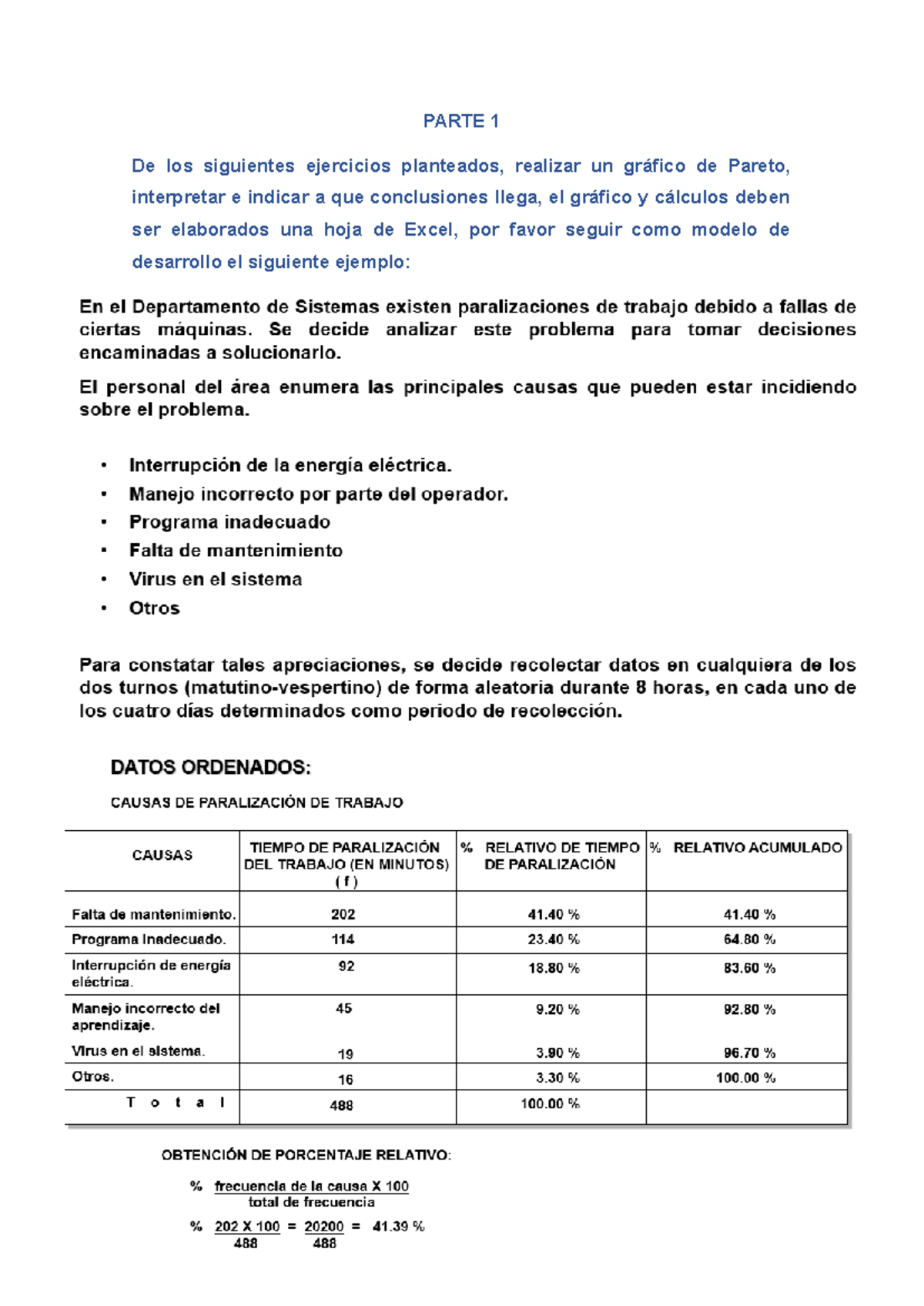 Division DE TA 4 - fhth - PARTE 1 De los siguientes ejercicios ...