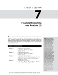 Financial Reporting and Analysis Part 1 - FINMAN 2A - TSU - Studocu