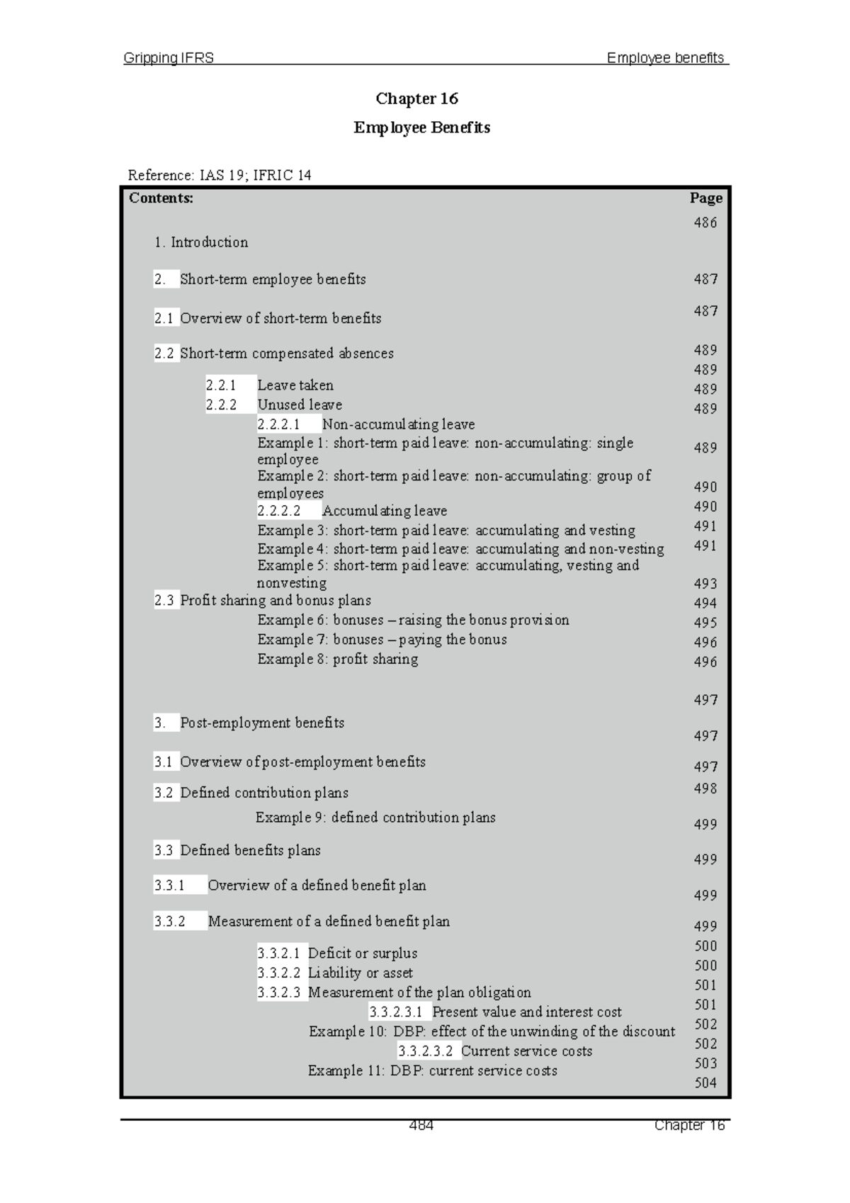 80828058 Chapter 16 Employee Benefits - Chapter 16 Employee Benefits ...