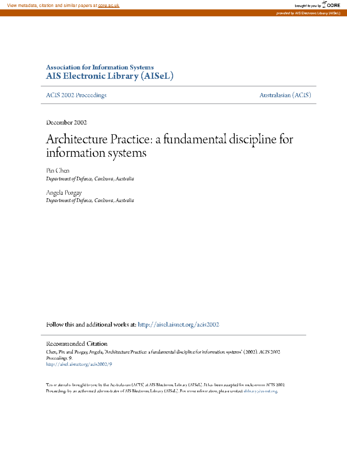 301352876 - Association for Information Systems AIS Electronic Library ...