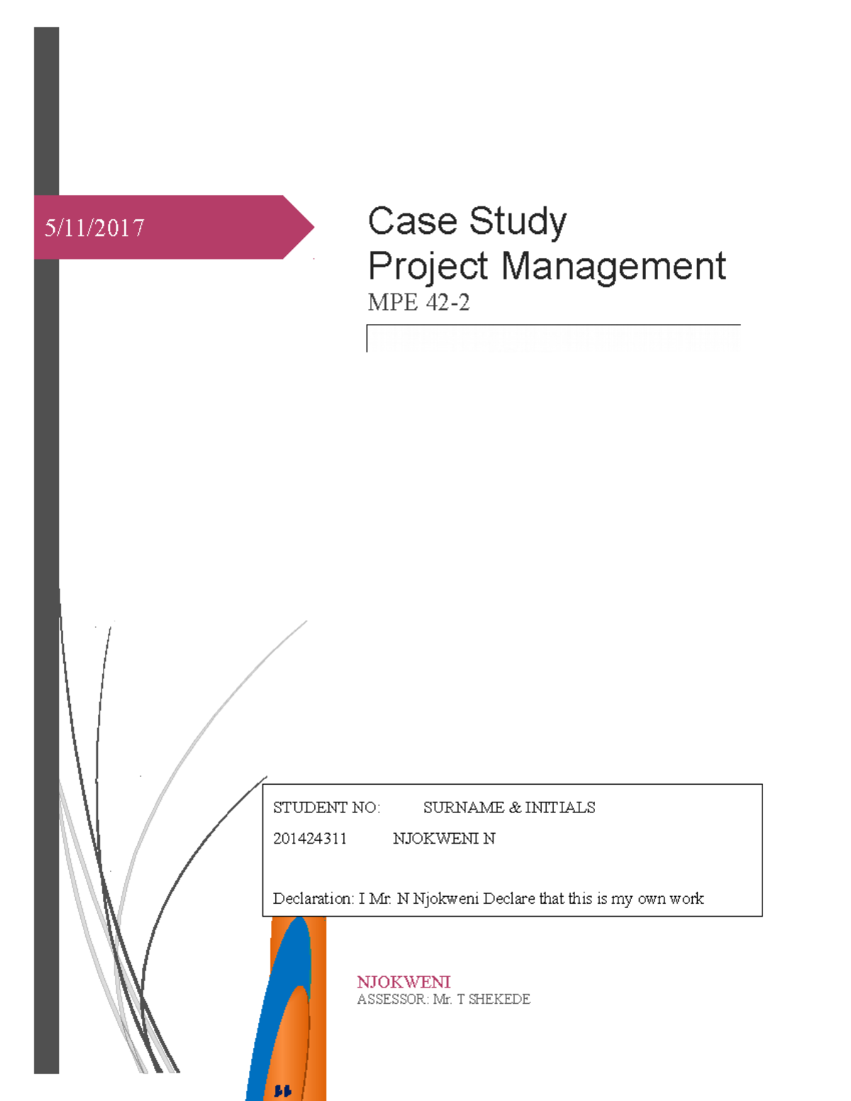 2014 24311 Metallurgical Management CASE Study - 5/11/2017 Case Study ...