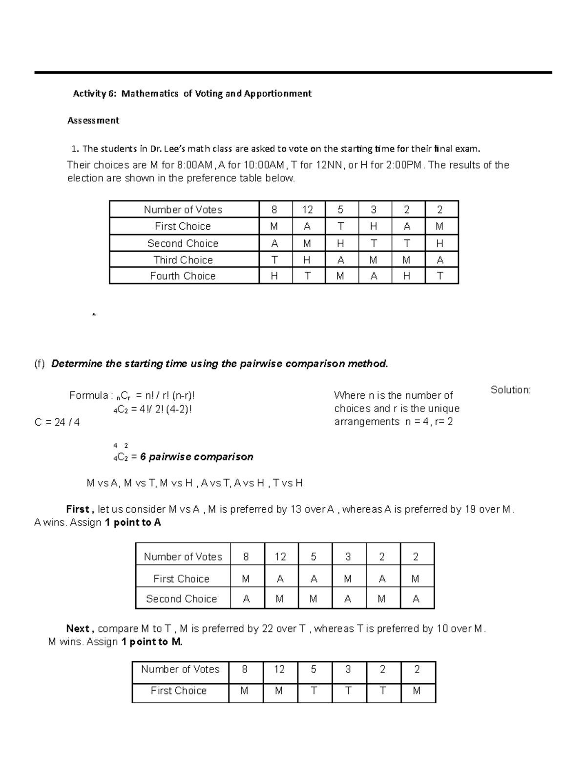 Solving problem using Hamilton Method - Mathematics in the Modern World ...
