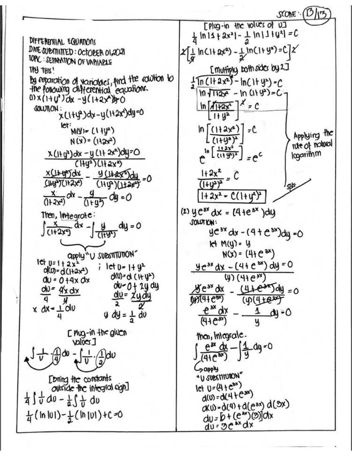Differential- Equations - BS Civil Engineering - Studocu
