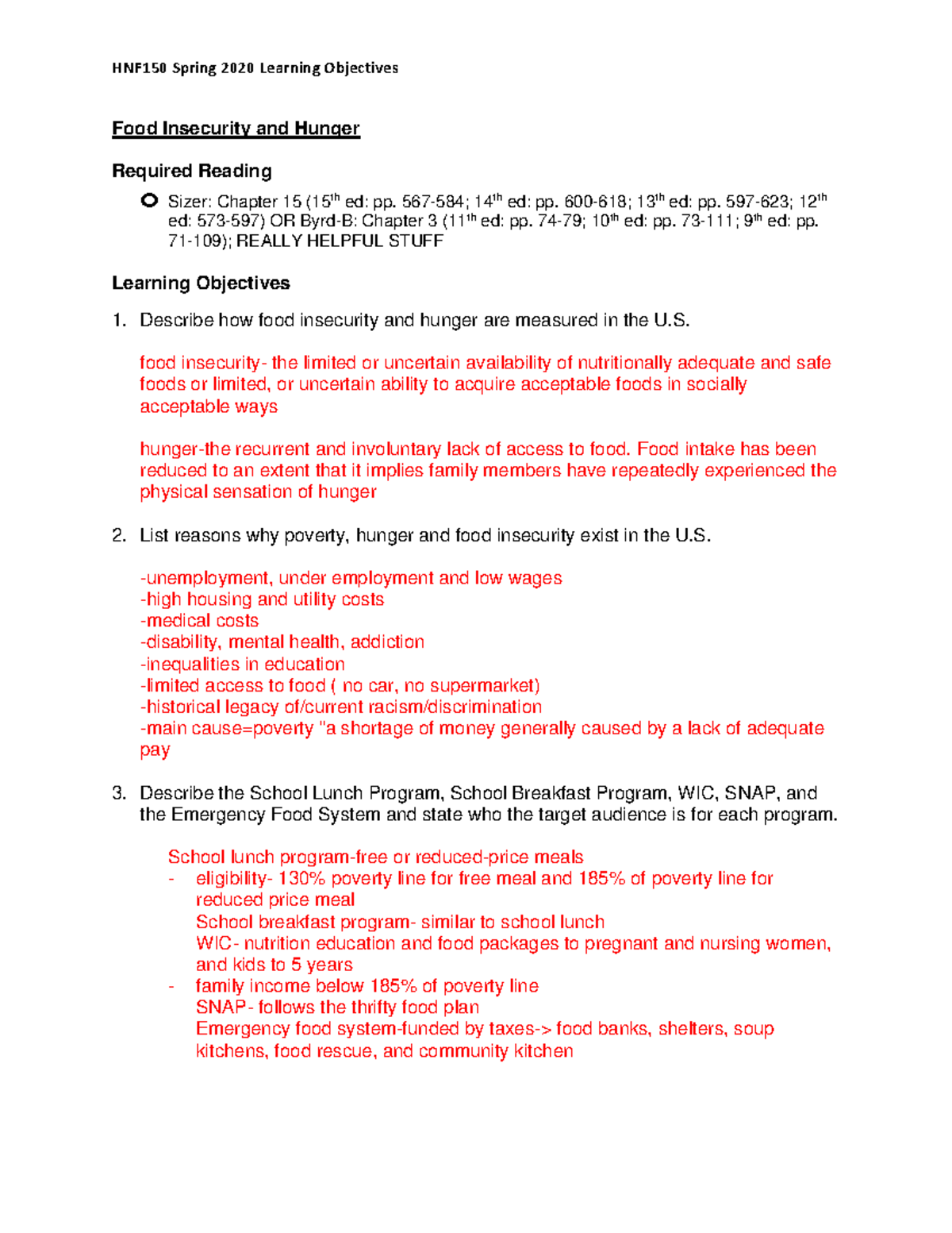 4. LO Food Insecurity Hunger - Food Insecurity and Hunger Required ...