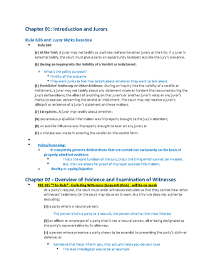 Colb Evidence - outline - Pro. Sherry F. Colb EVIDENCE Casebook: George ...