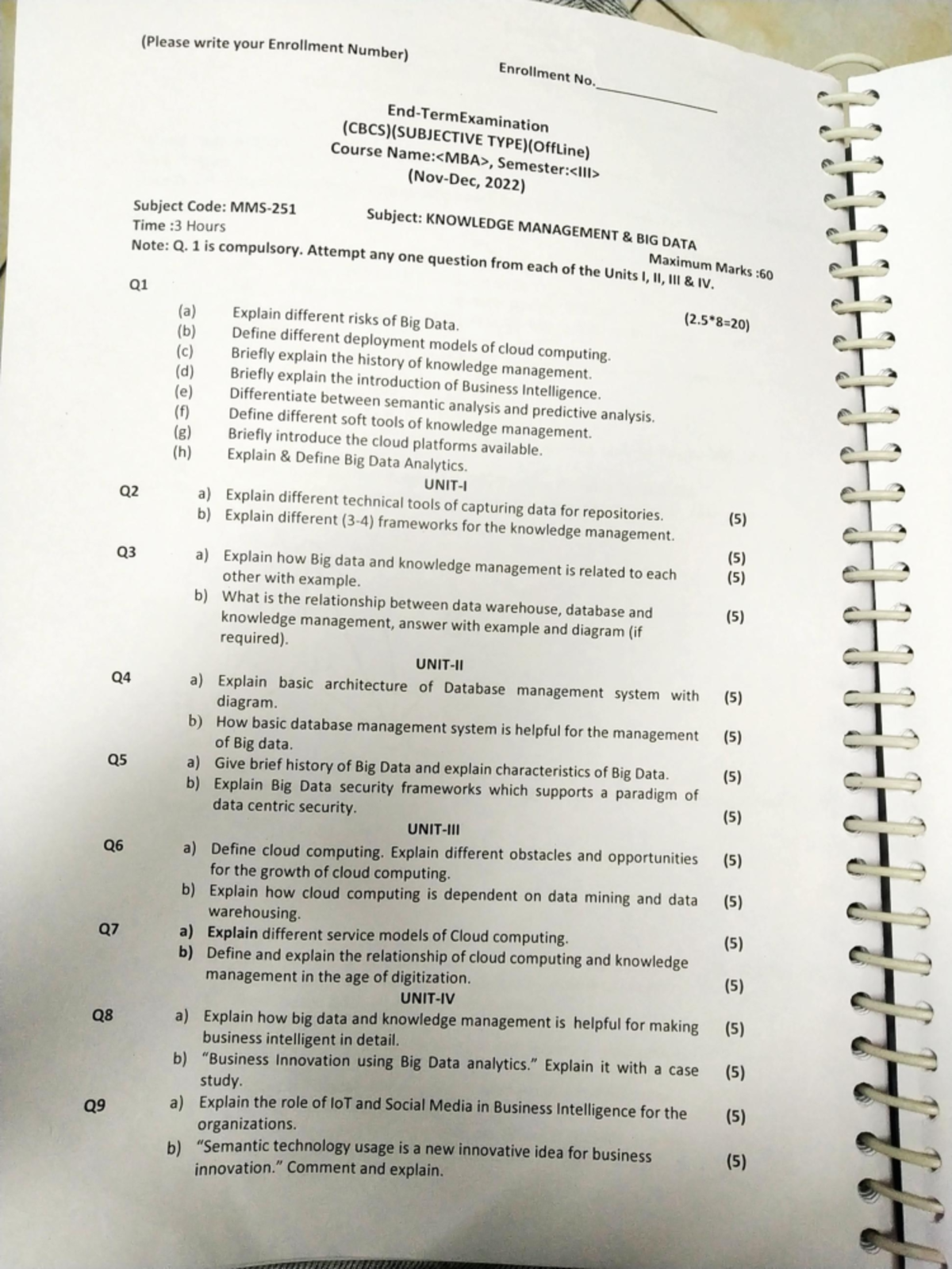 Sem3 - MCA - Studocu