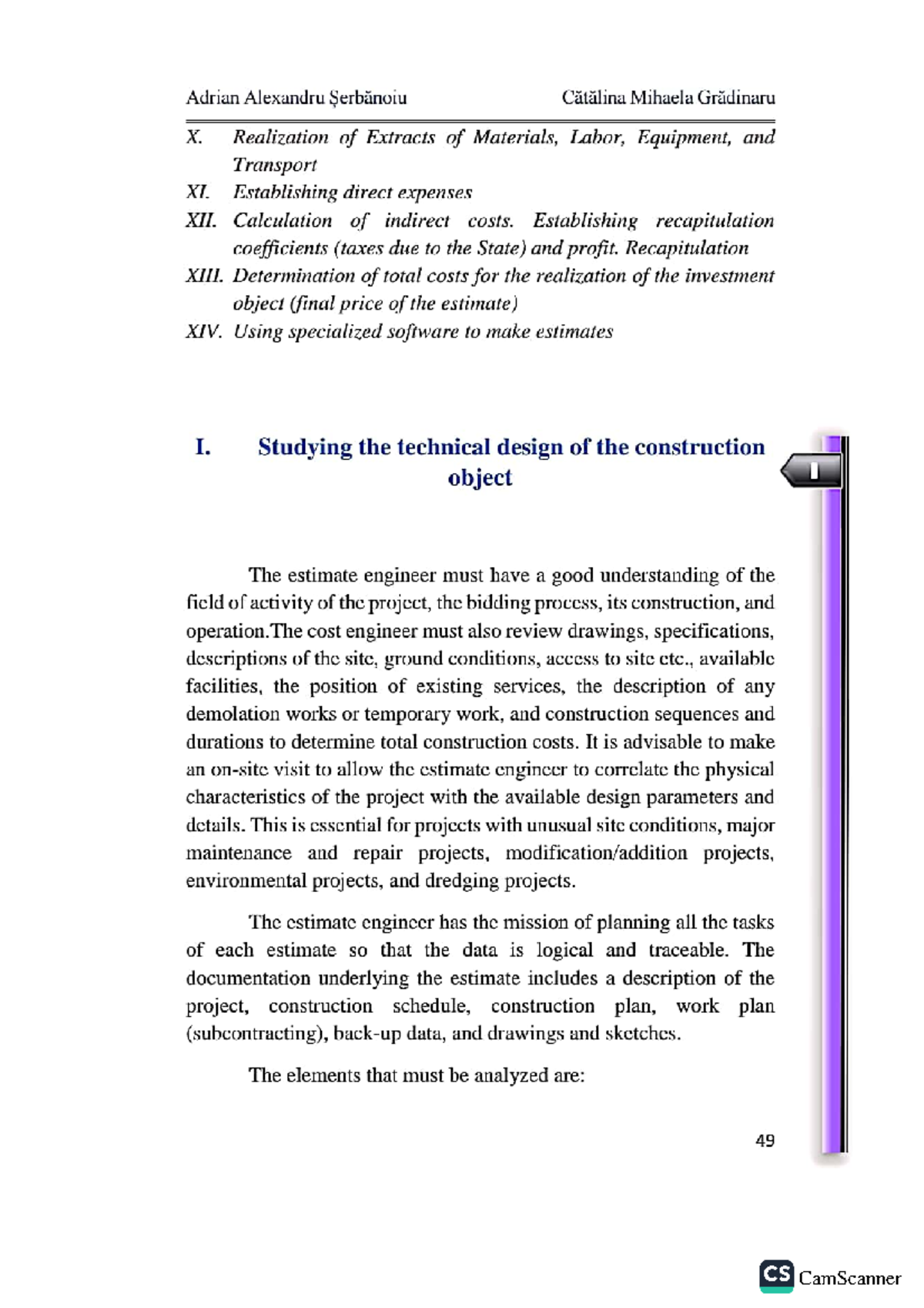 P8 - construction cost estimate practical work guide - Studocu