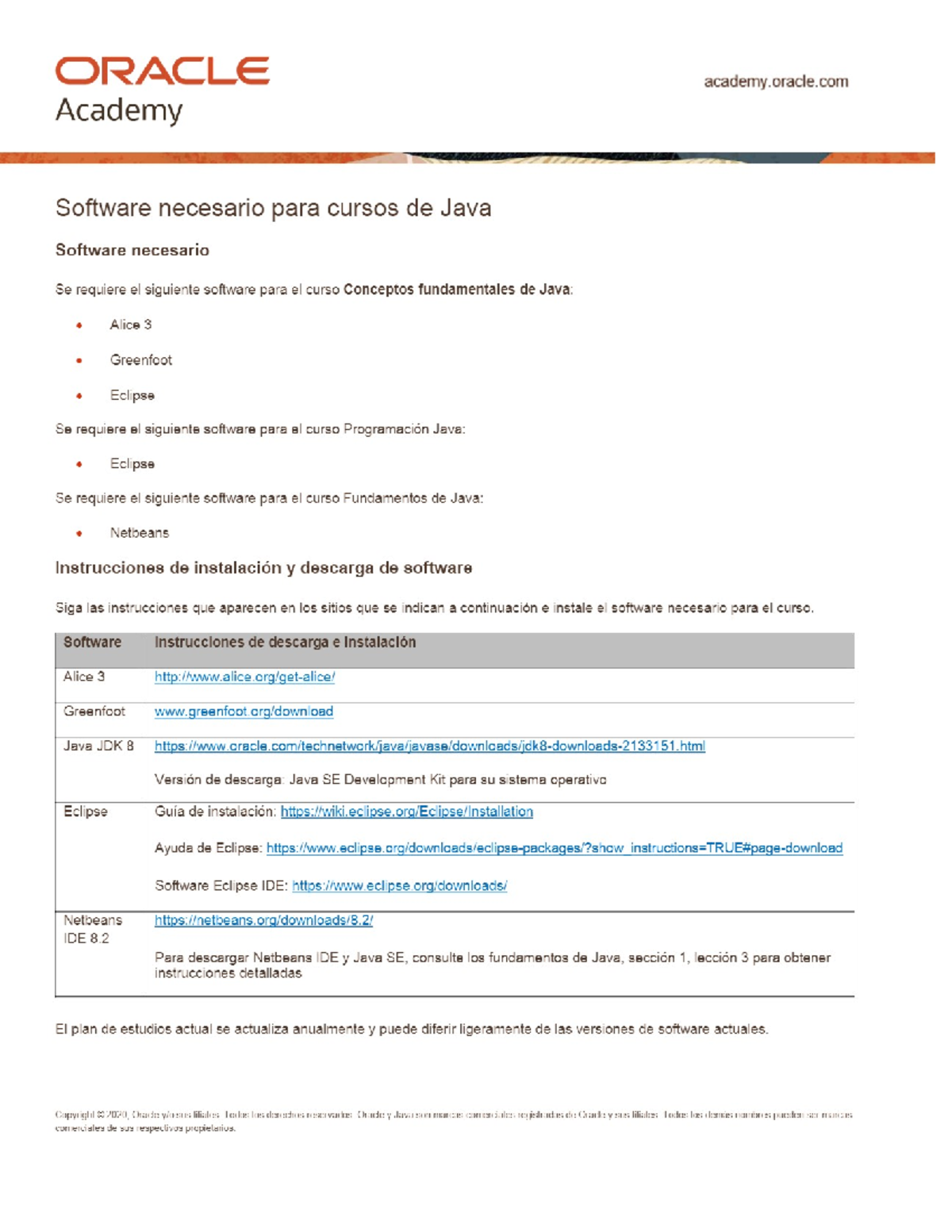 Java Software necesario para cursos de Java - seguridad industrial ...