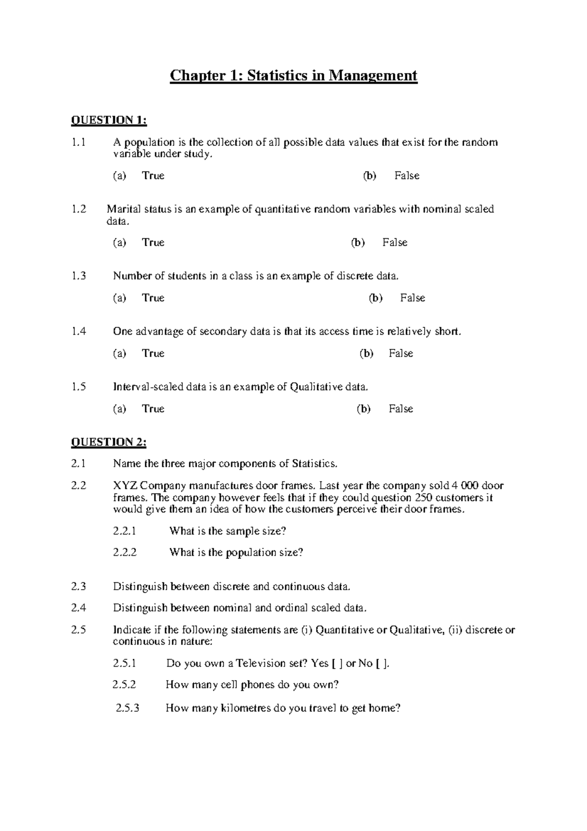 Chapter 1- Exercises from Tutorial Guide - Chapter 1: Statistics in ...