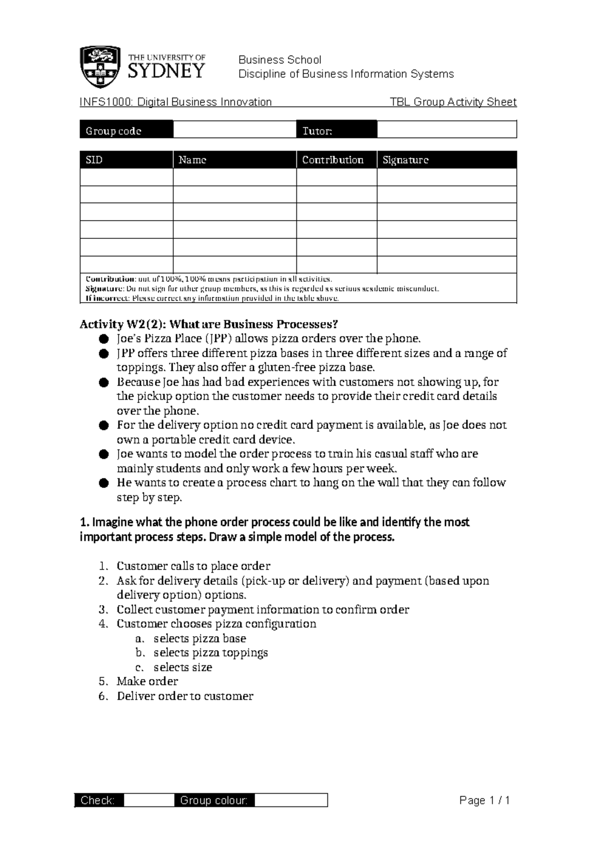 Session 2-Activity 2 - Business Processes + Simplification - Business ...