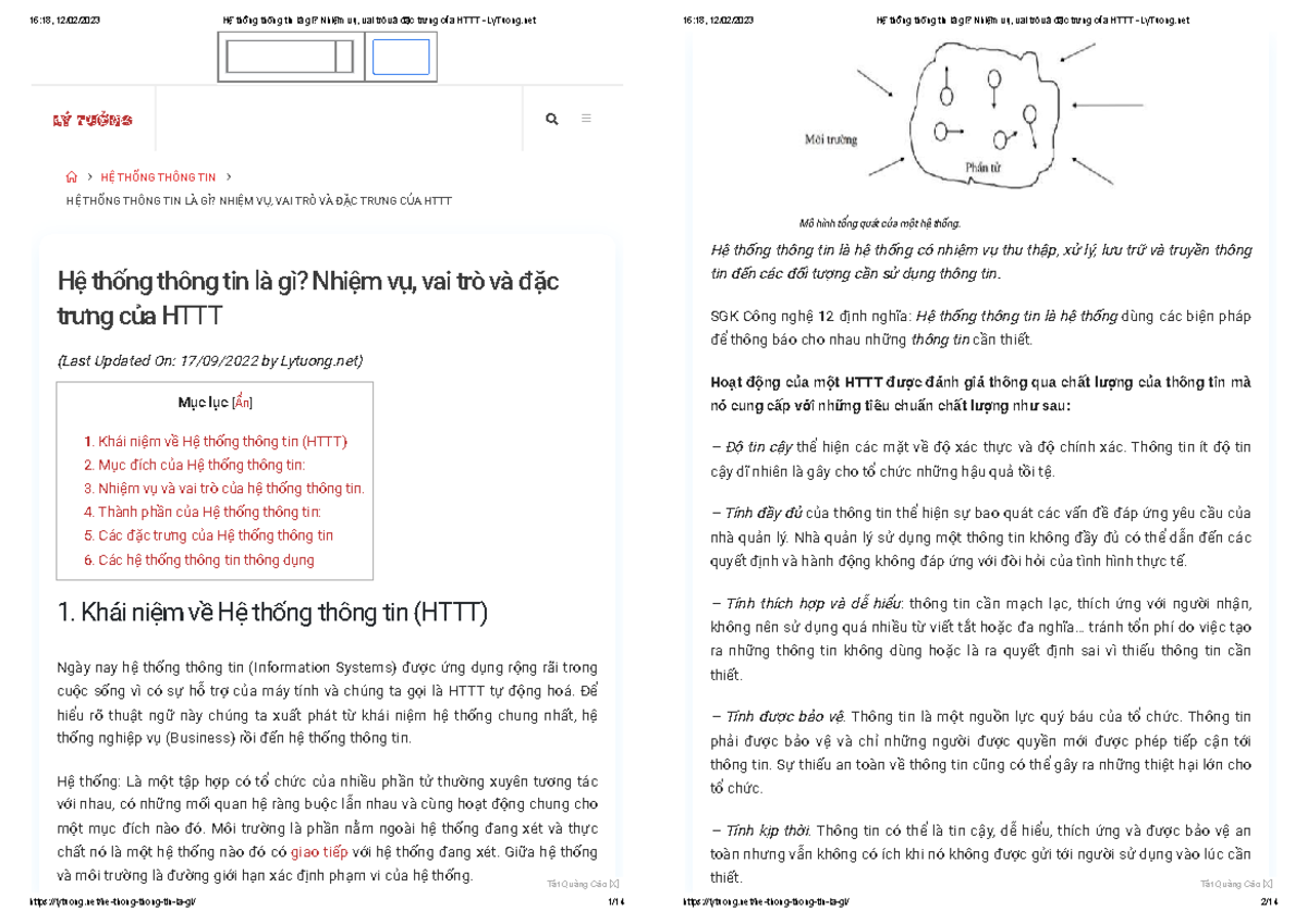 BẢN IN HTTT LÀ GÌ - BẢN IN HTTT LÀ GÌ - HỆ THỐNG THÔNG TIN HỆ THỐNG ...