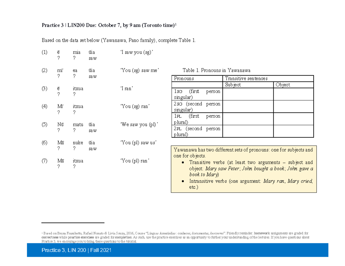 Practice Exercise 3 - Practice 3, LIN 200 | Fall 2021 Practice 3 ...